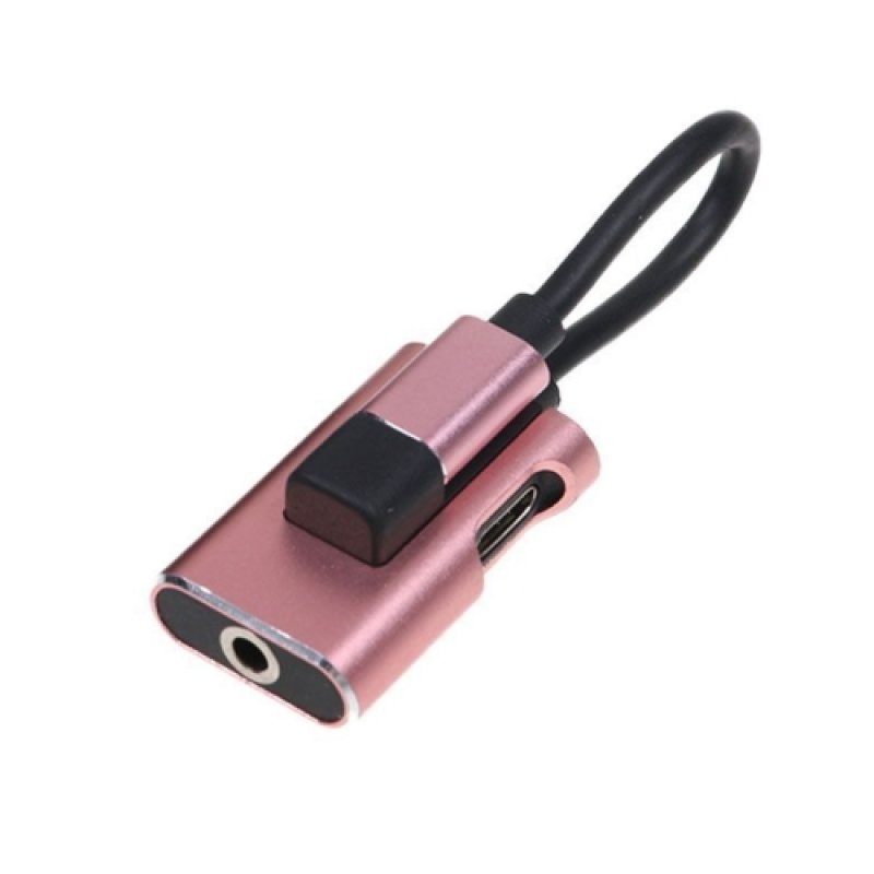 HiTech Land - J-053 3A Type-C to Type-C 3.5mm Jack Charge Audio Adapter ...