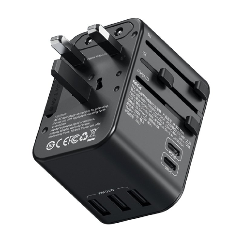 HiTech Land - MOMAX UA10D 1-World GaN PD 100W Fast Charger Power Adapter