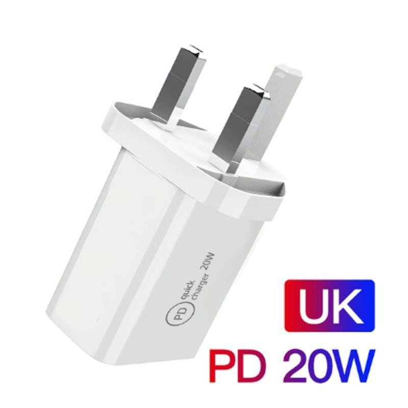 HiTech Land - SDC-20W 2 in 1 PD 20W USB-C / Type-C Travel Charger + 3A ...