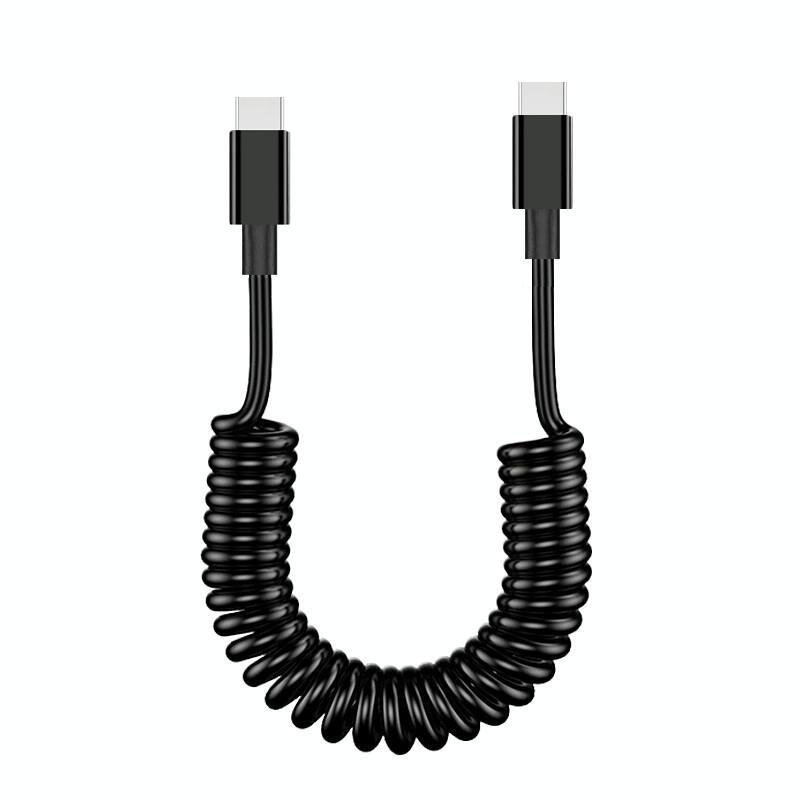 HiTech Land - USB-C / Type-C Male to Android Female Spring Data Cable